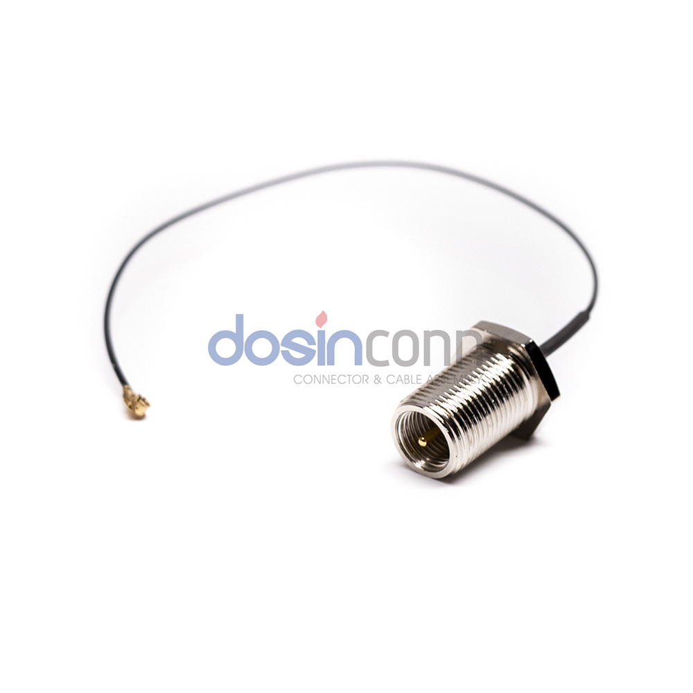 FME Plug to IPEX Jack RF Cable Assemblies 100mm 1.13 Cable 50ohm