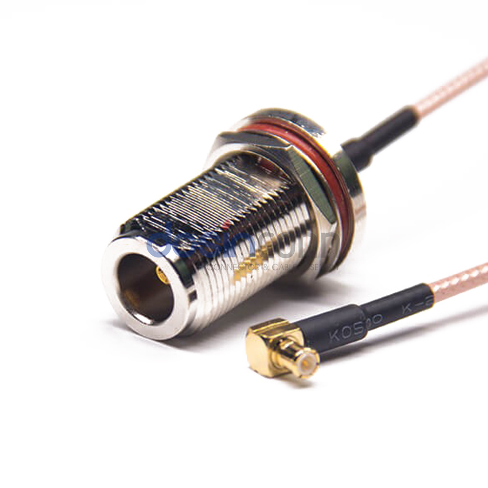 N Jack to MCX Plug RF Cable Assemblies 10cm RG316 Cable 50ohm